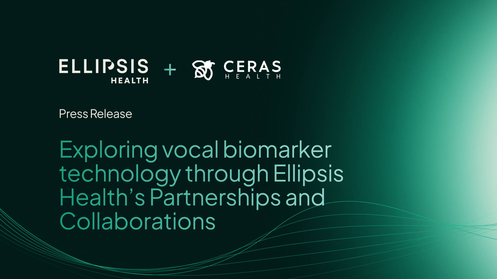 Exploring vocal biomarker technology through Ellipsis Health’s partnerships and collaborations ...
